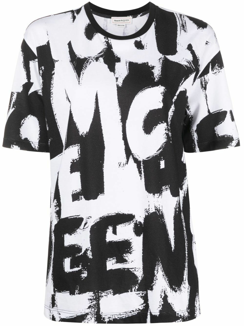 ALEXANDER MCQUEEN - Graffiti Allover Print T-shirt Alexander McQueen
