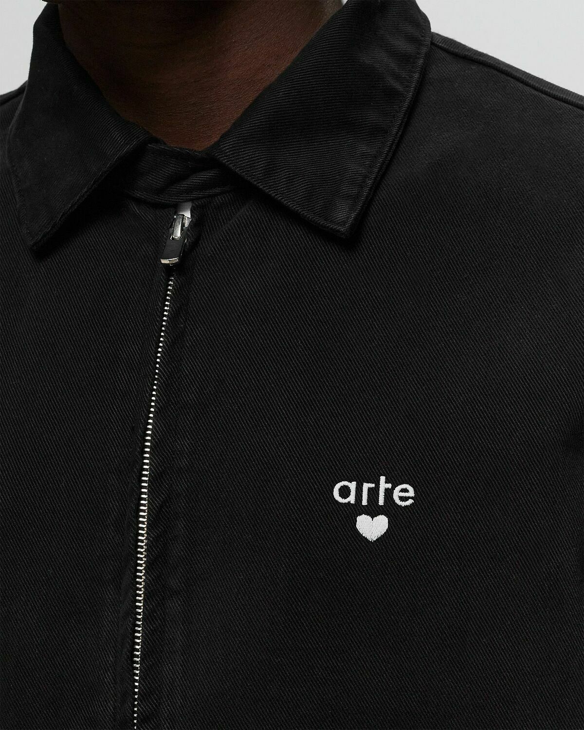 Arte Antwerp Basic Arte Heart Jacket Black Bomber Jackets Arte Antwerp