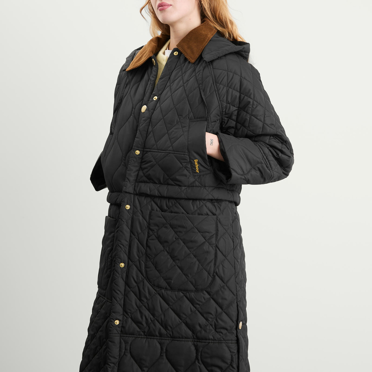Barbour Women's Lilian Quilted Jacket in Black Barbour