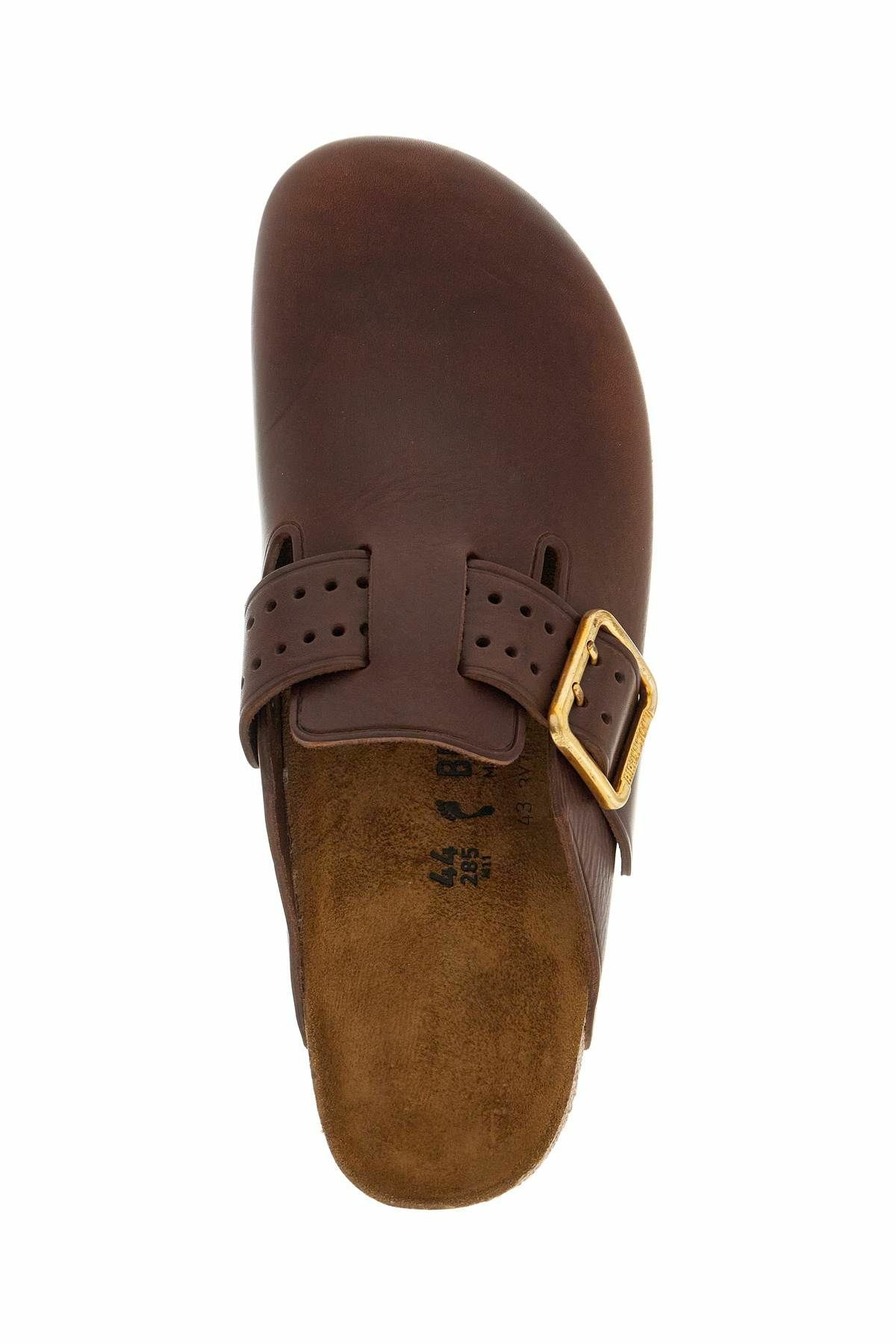BIRKENSTOCK boston bold leather clog with sab Brown Birkenstock