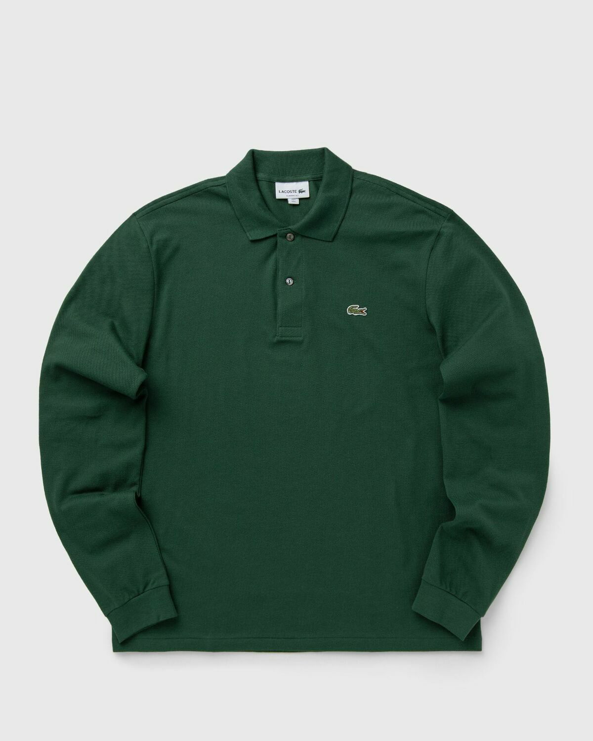 Lacoste Polo Classique Lacoste L.12.12 à Manches Longues Green Polos ...