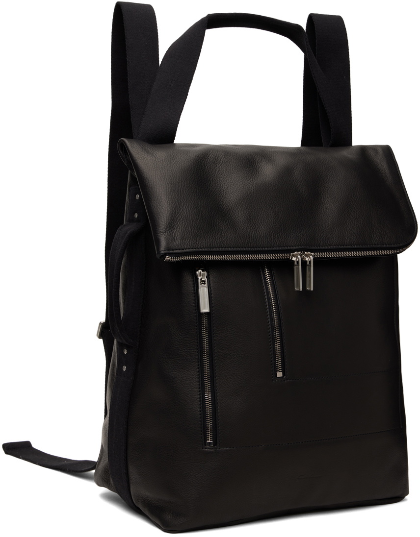 Rick Owens Black Porterville Cargo Backpack Rick Owens