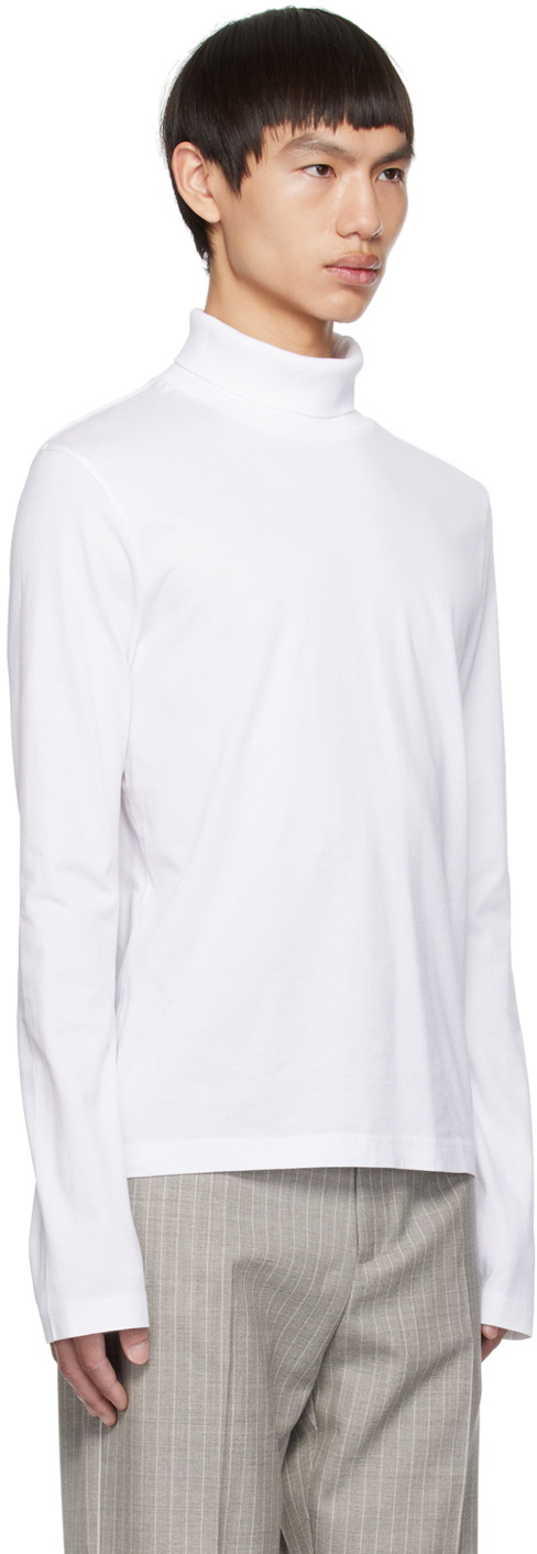 Acne Studios White Slim Turtleneck Acne Studios