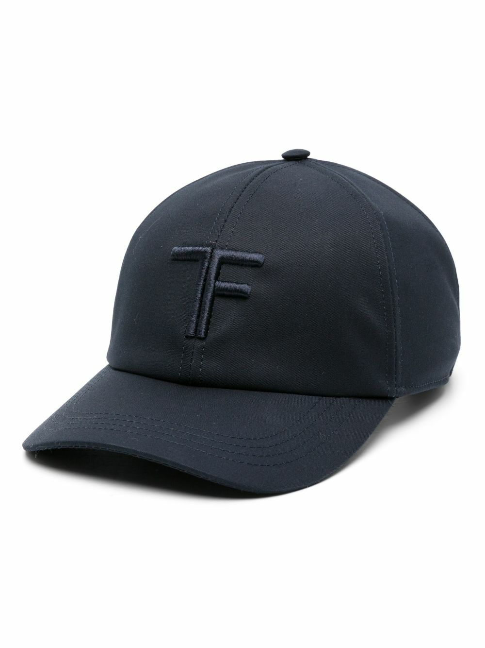 TOM FORD Blue Logo-Embroidered Cotton Cap TOM FORD