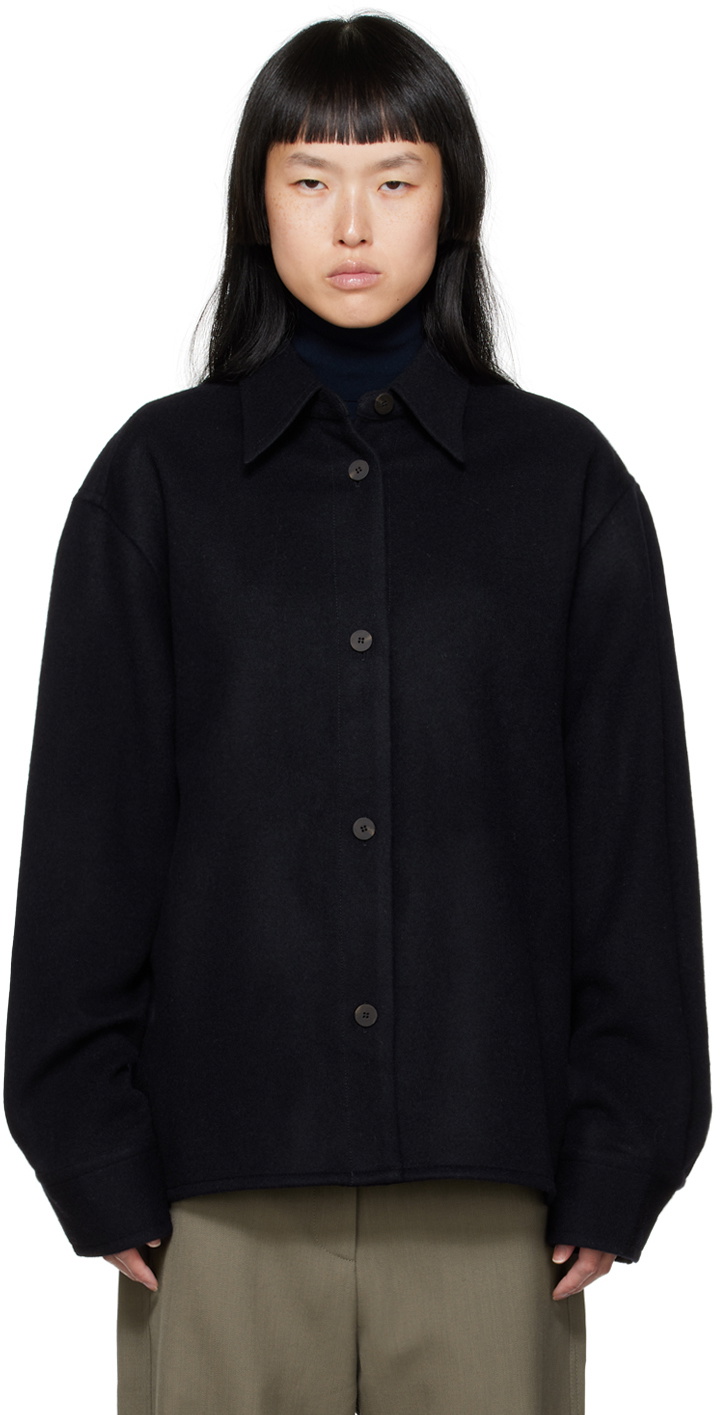 Studio Nicholson Navy Kisale Shirt Studio Nicholson