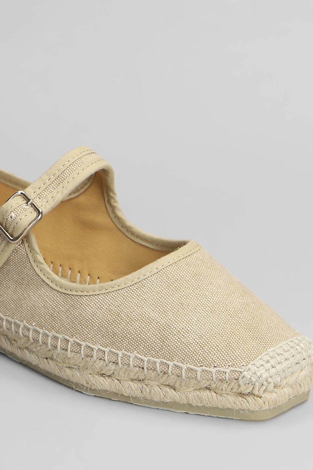 Castañer Padua-002 Espadrilles In Beige Canvas Castaner