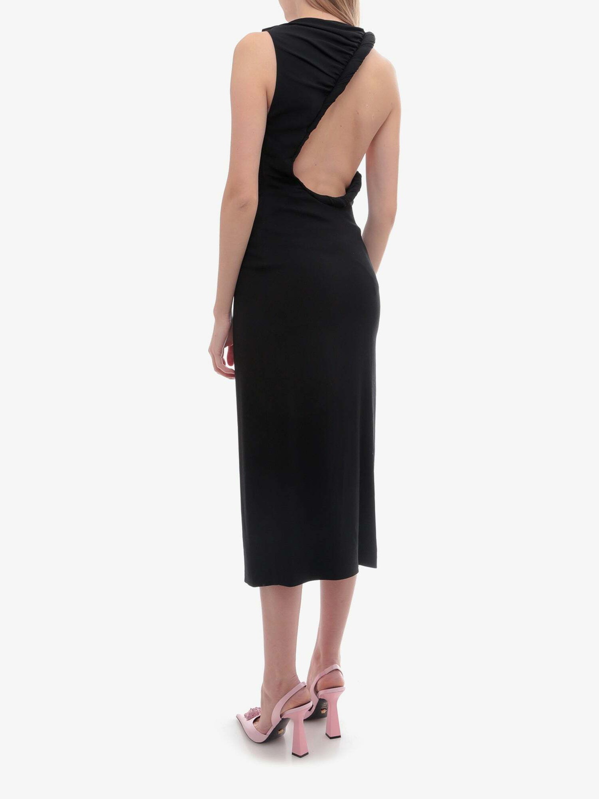 Versace Dress Black Womens Versace