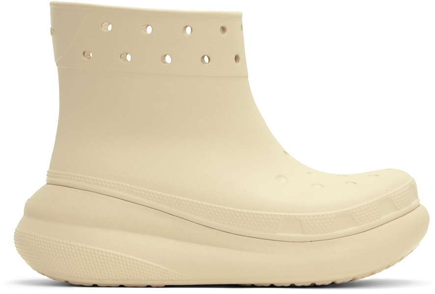 Crocs Off-White Crush Boots Crocs
