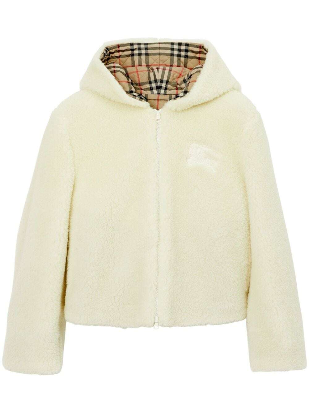 BURBERRY - Wool Reversible Jacket Burberry