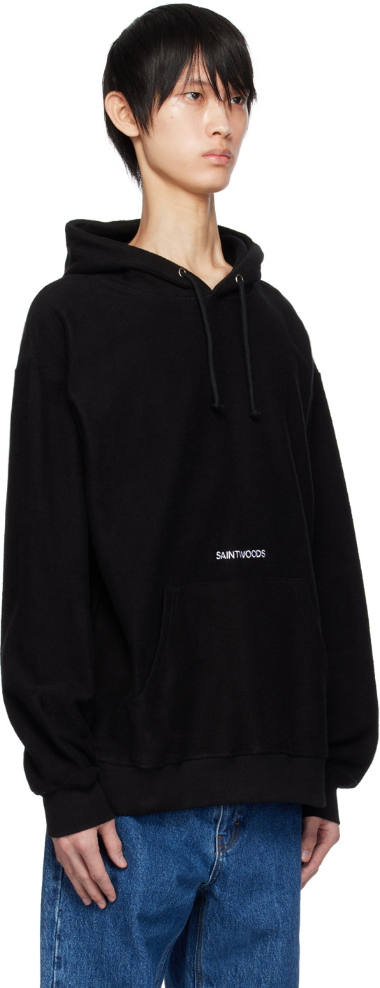 Saintwoods Black SW Hoodie Saintwoods