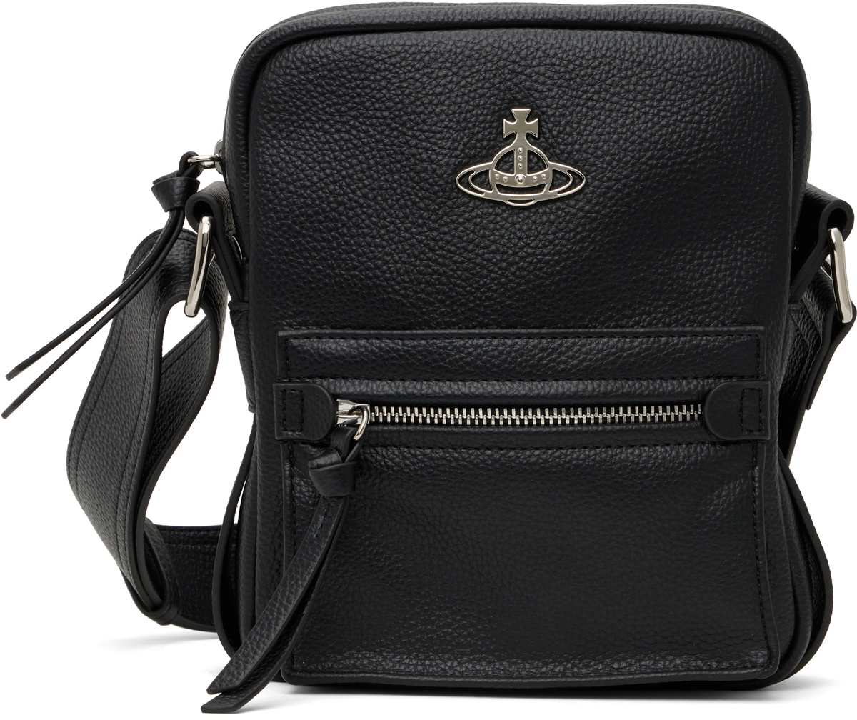 Vivienne Westwood Black Small Jackson Crossbody Pouch Vivienne Westwood