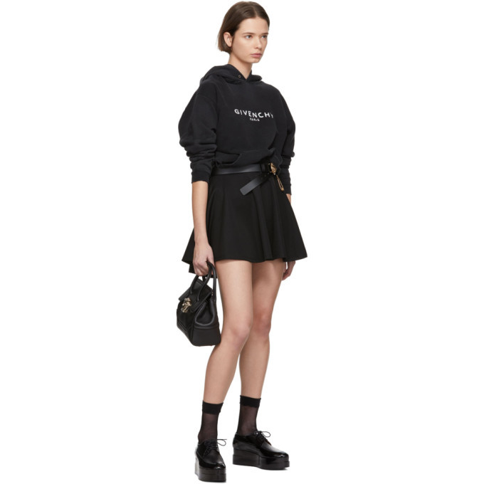 Versus Black Safety Pin Miniskirt Versus