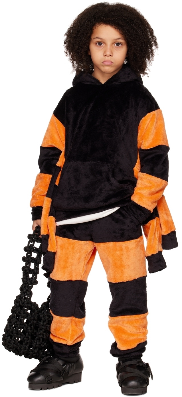 Doublet SSENSE Exclusive Kids Black & Orange Itchy Witch Spider Pants ...
