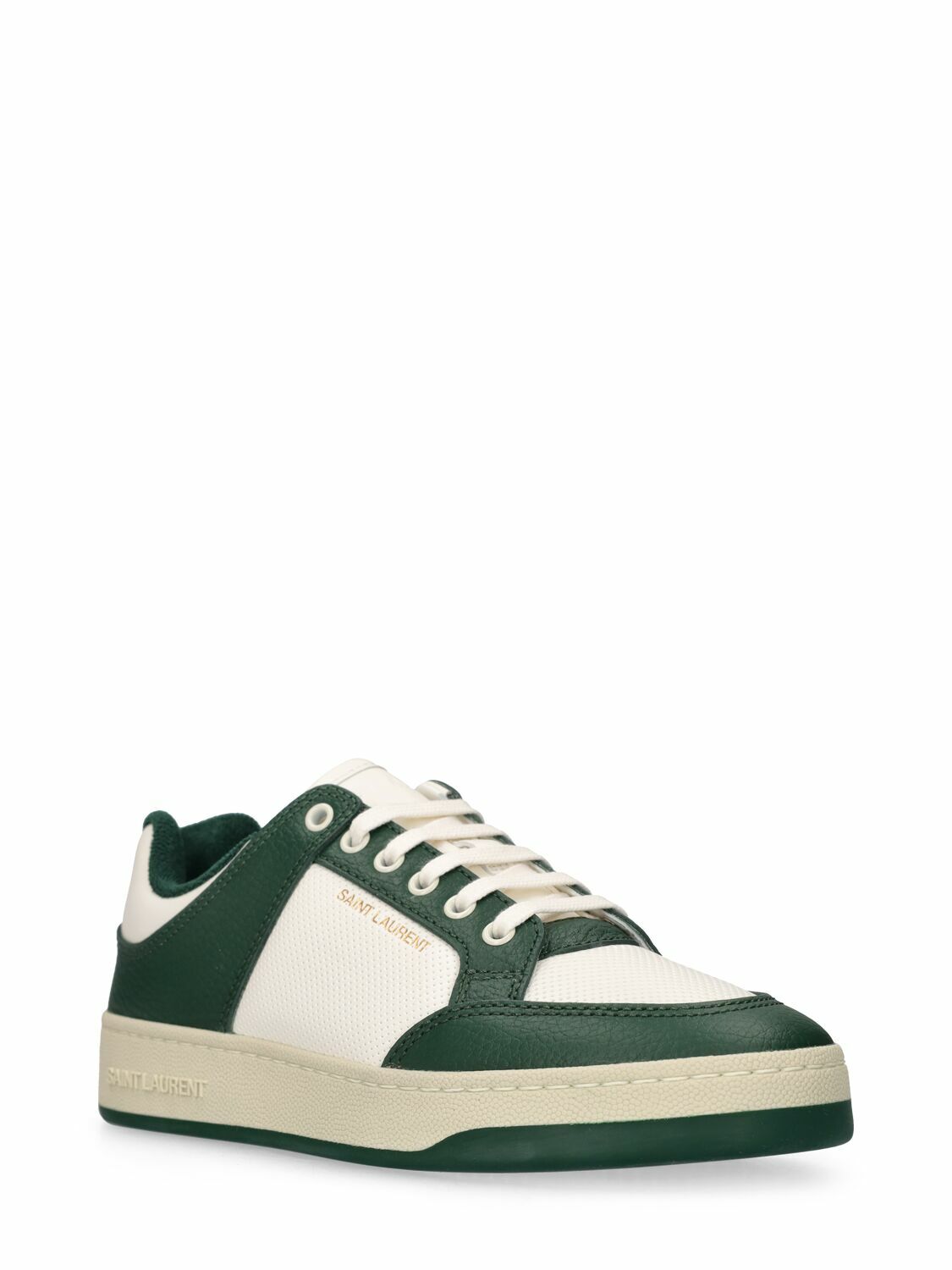 SAINT LAURENT - 20mm Sl61 Low Top Leather Sneakers Saint Laurent