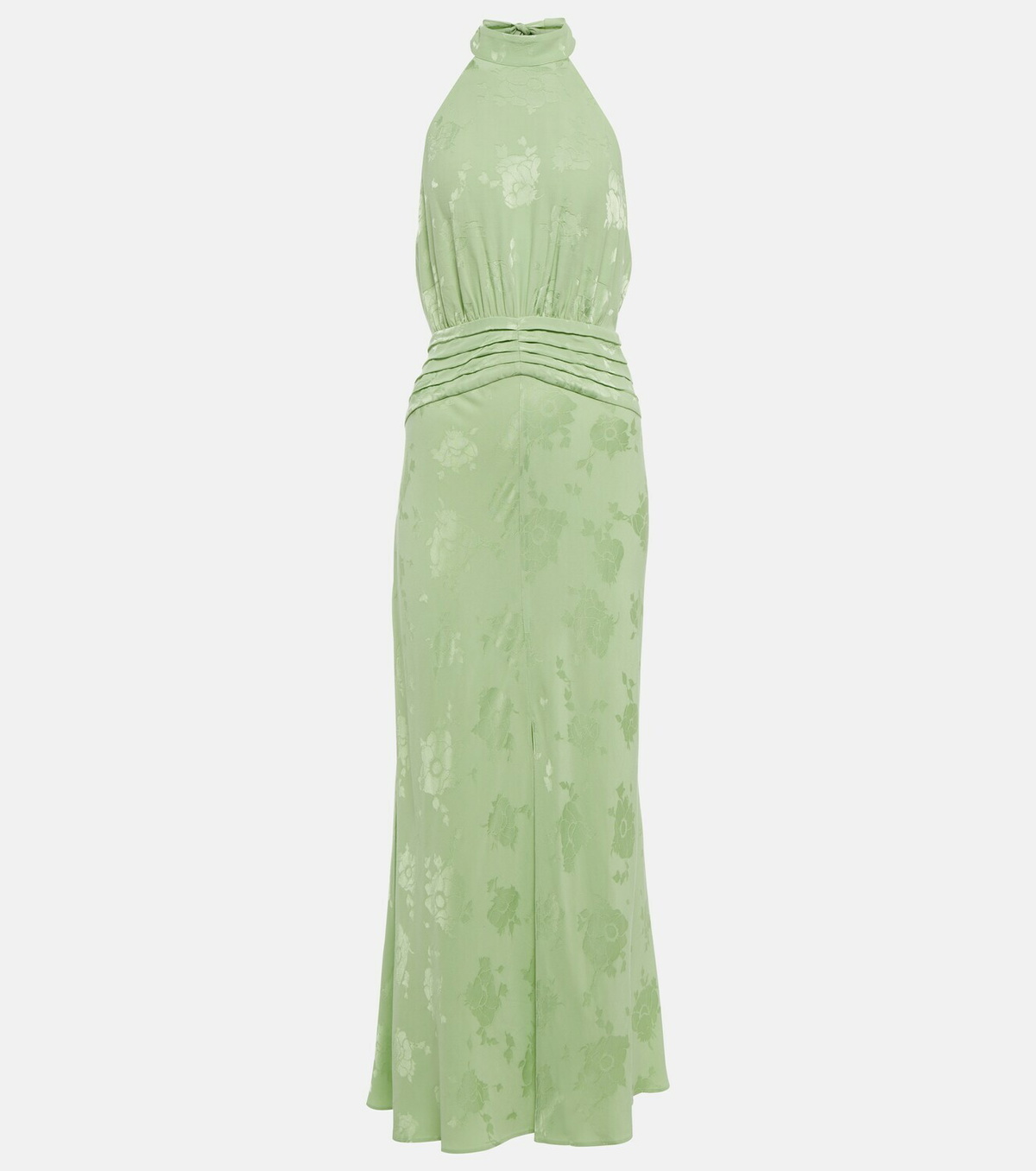 Rixo Kendra floral halterneck dress Rixo