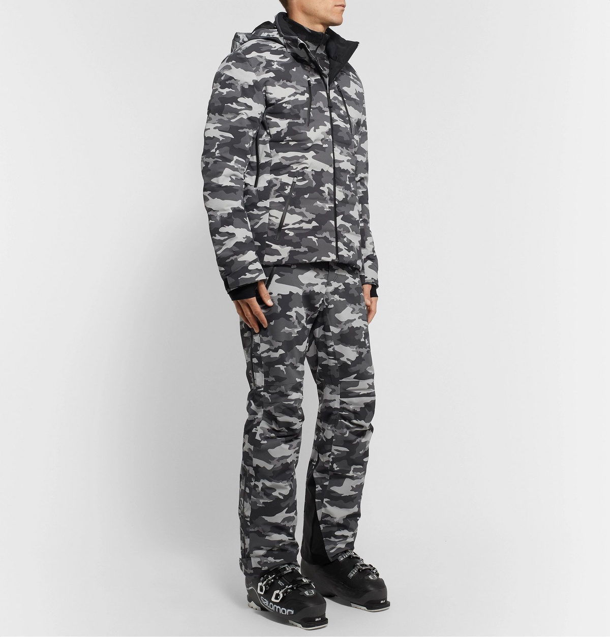 Aztech Mountain - Nuke Suit Waterproof Hooded Down Ski Jacket - Gray ...