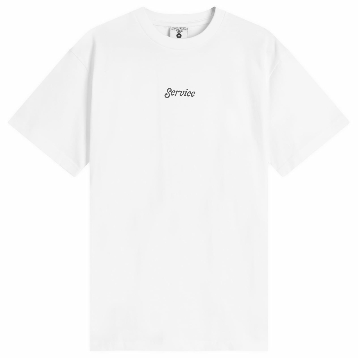 Service Works Men's Service Logo T-Shirt in White Service Works