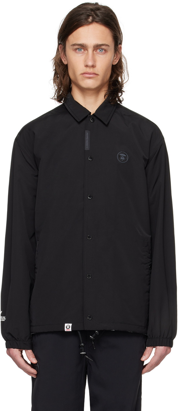 AAPE by A Bathing Ape Black Patch Jacket AAPE by A Bathing Ape