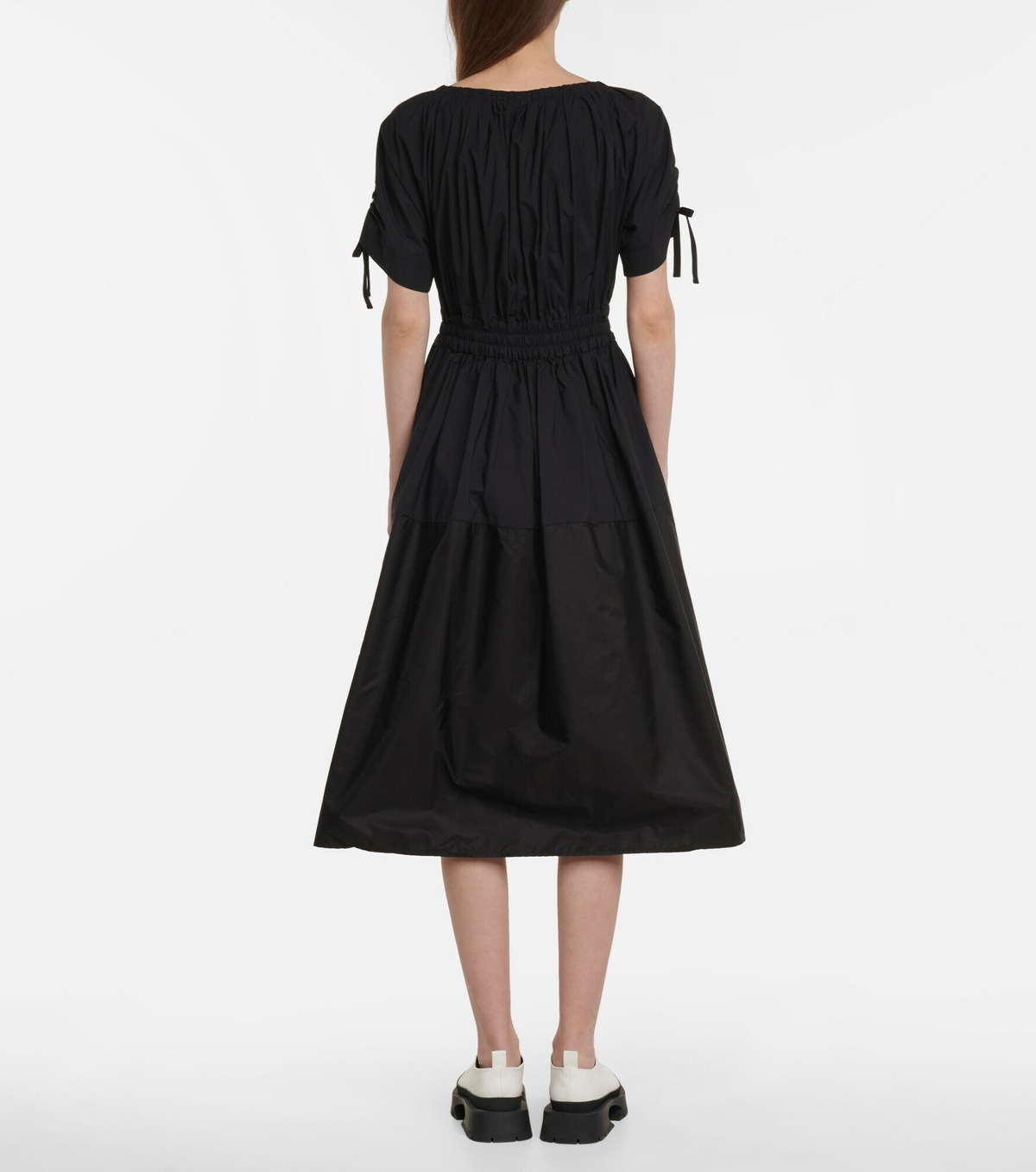 Moncler - Pleated midi dress Moncler