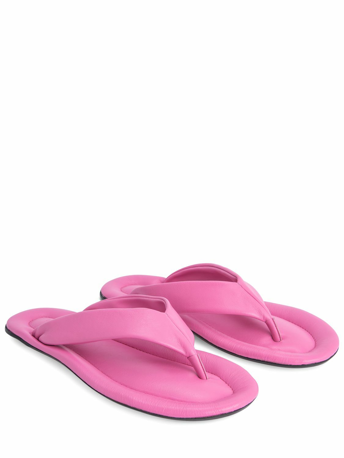 BY FAR - 10mm Dasha Leather Flats By Far