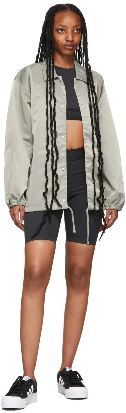 Essentials Green Coaches Jacket Essentials