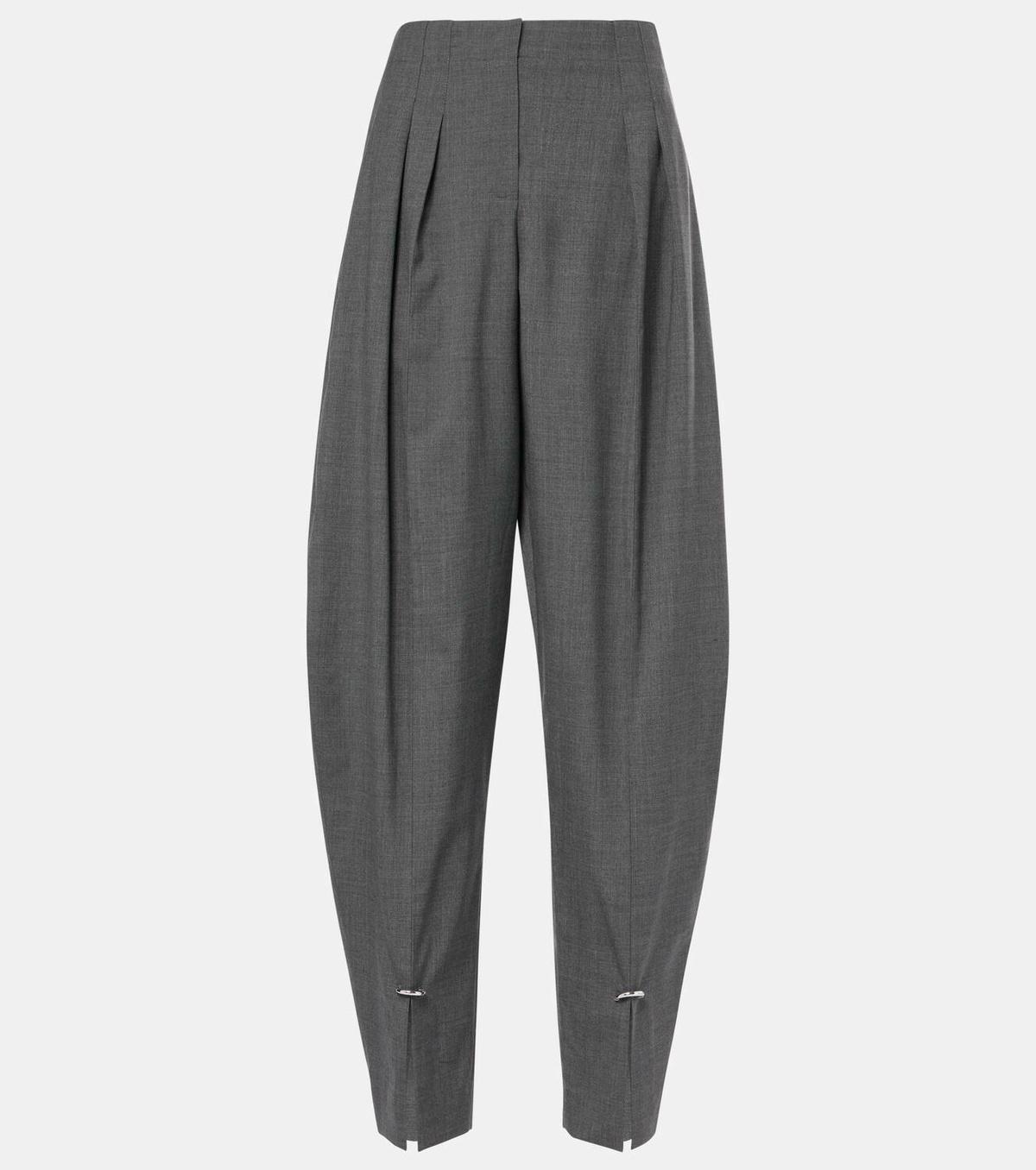 Mugler Wool barrel-leg pants Mugler