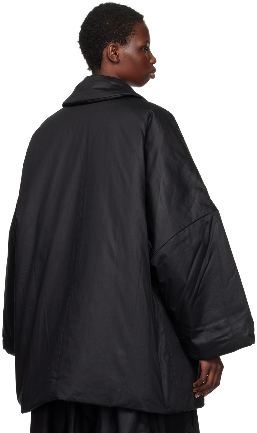 CASEY CASEY Black Triangle Coat CASEY CASEY