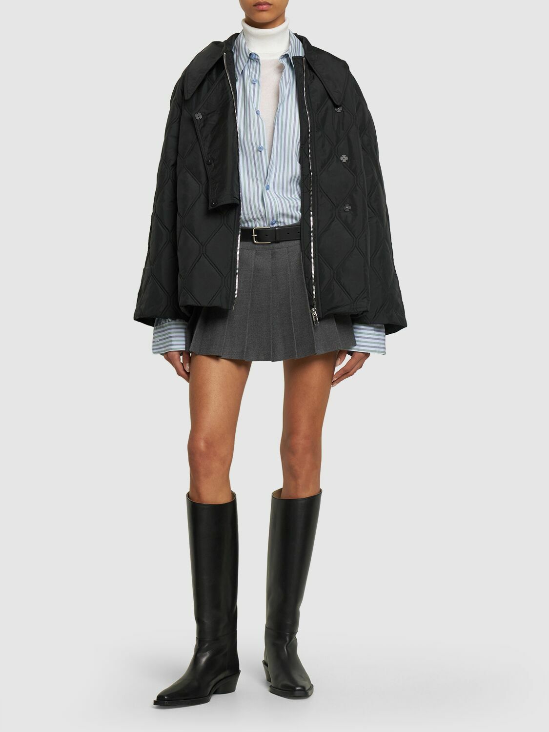 GANNI - Quilted Ripstop Jacket GANNI