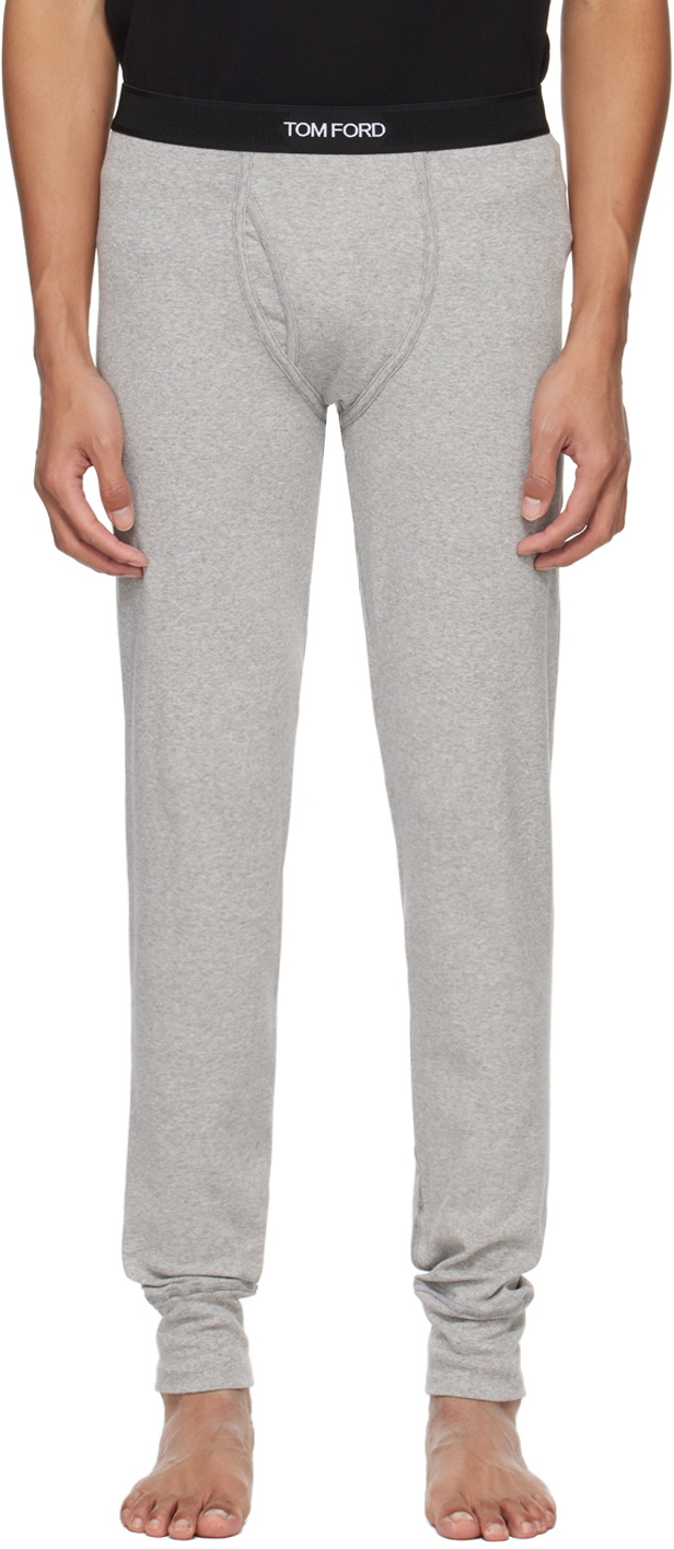 TOM FORD Gray Jacquard Long Johns TOM FORD