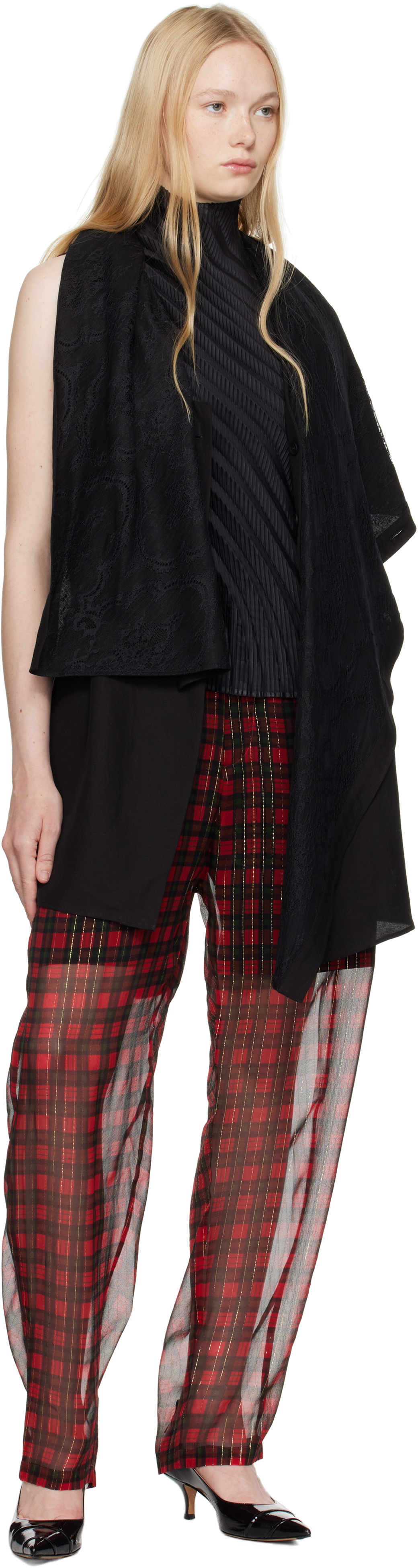 UNDERCOVER Red UC1E1507 Trousers Undercover