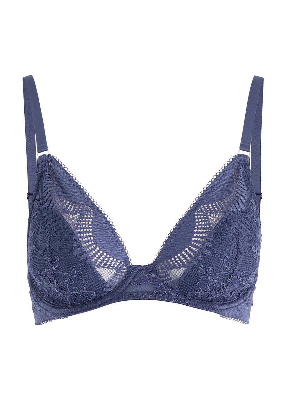 Wacoal Sensu Lace Underwired bra Navy Wacoal