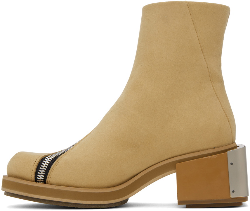 GmbH Beige Ergonomic Boots GmbH