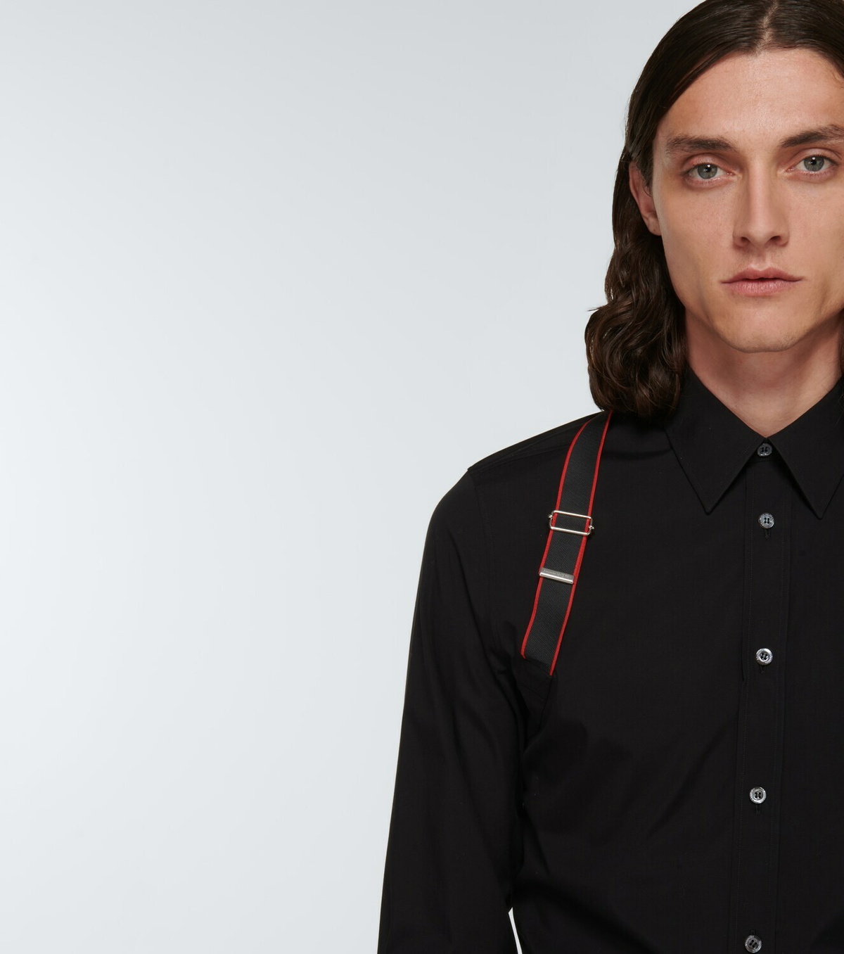 Alexander McQueen - Signature Harness cotton-blend shirt Alexander McQueen