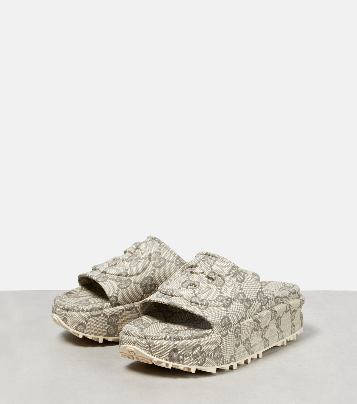 Gucci - GG platform slides Gucci