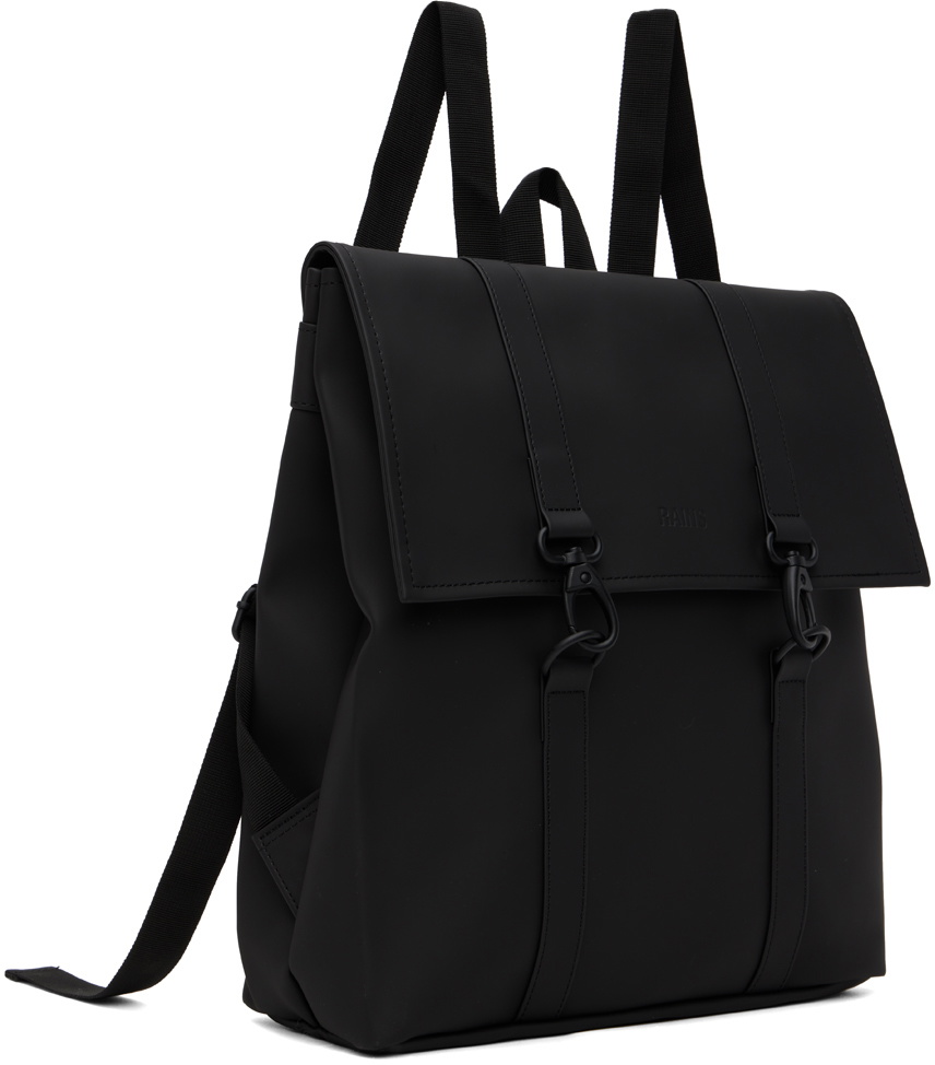 RAINS Black Mini MSN Backpack Rains