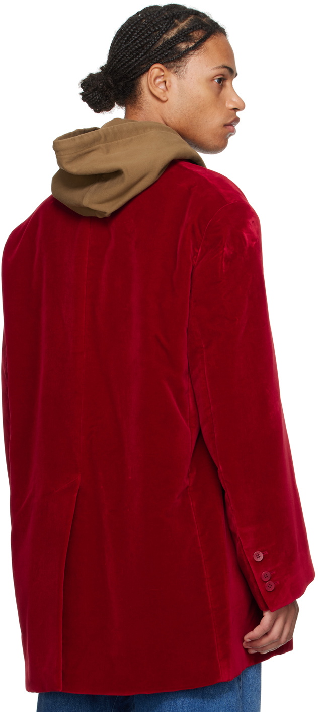 JW Anderson Red Oversized Blazer JW Anderson