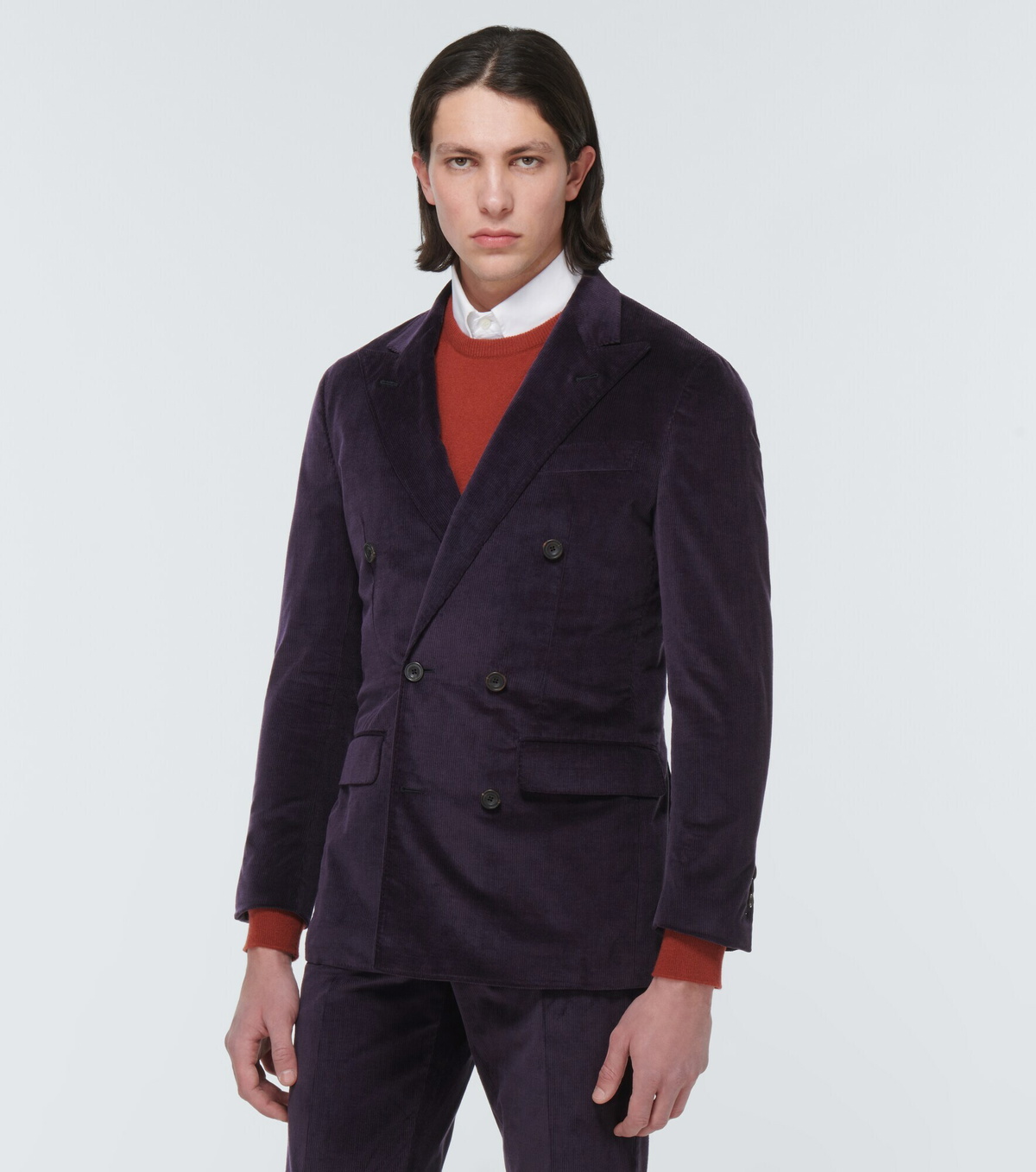 Thom Sweeney - Cotton and wool-blend corduroy suit Thom Sweeney