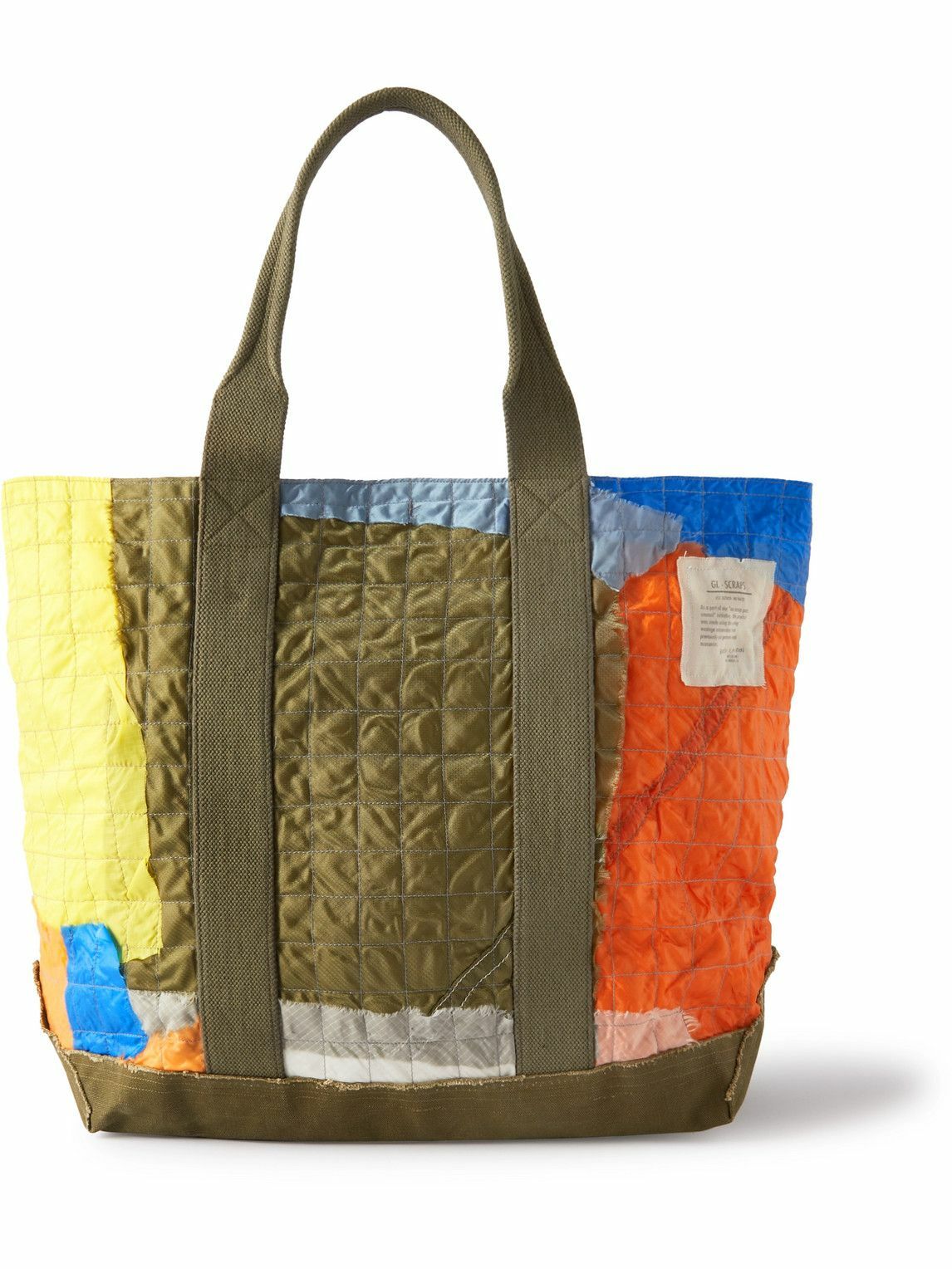 Greg Lauren - Patchwork Denim and Ripstop Tote Bag Greg Lauren