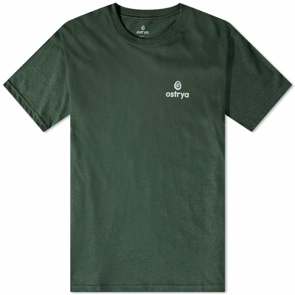 Ostrya Men's Core Logo Equi-Tee in Forest Ostrya