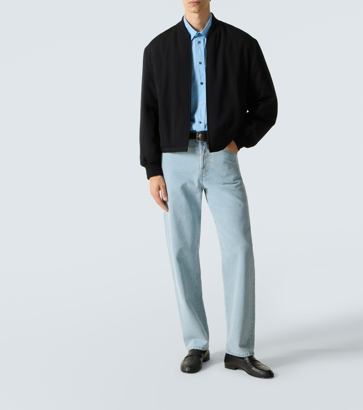 The Row Fenn reversible wool bomber jacket The Row