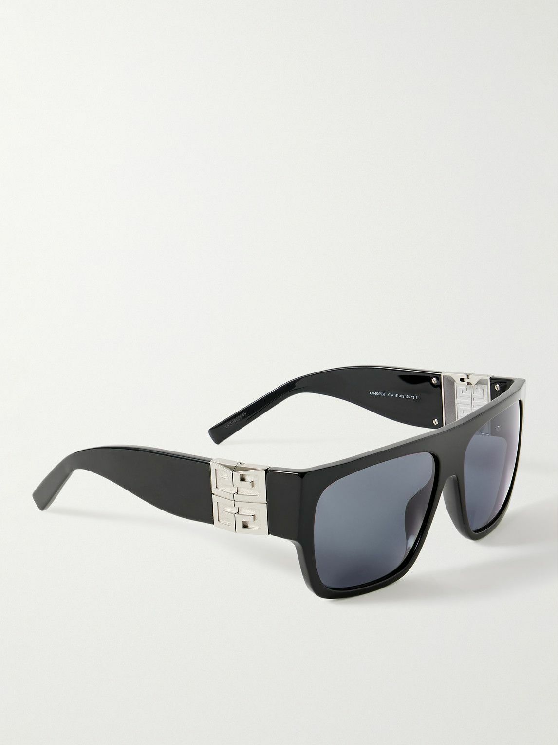 Givenchy - Square-Frame Acetate and Silver-Tone Sunglasses Givenchy