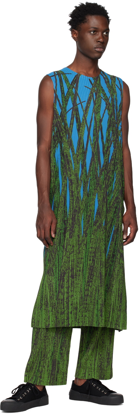 HOMME PLISSÉ ISSEY MIYAKE Green Grass Field Tunic Homme Plisse Issey Miyake