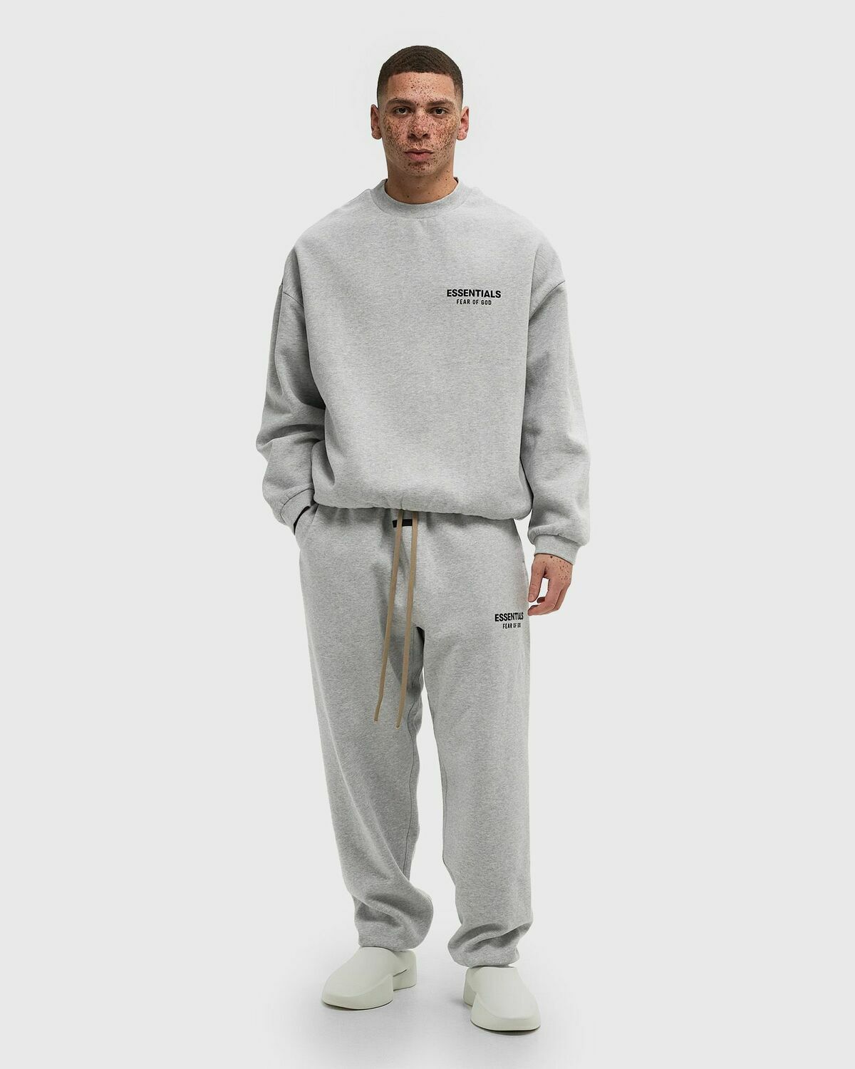 Fear Of God Essentials Fleece Essential Sweatpant Grey Fear Of God ...