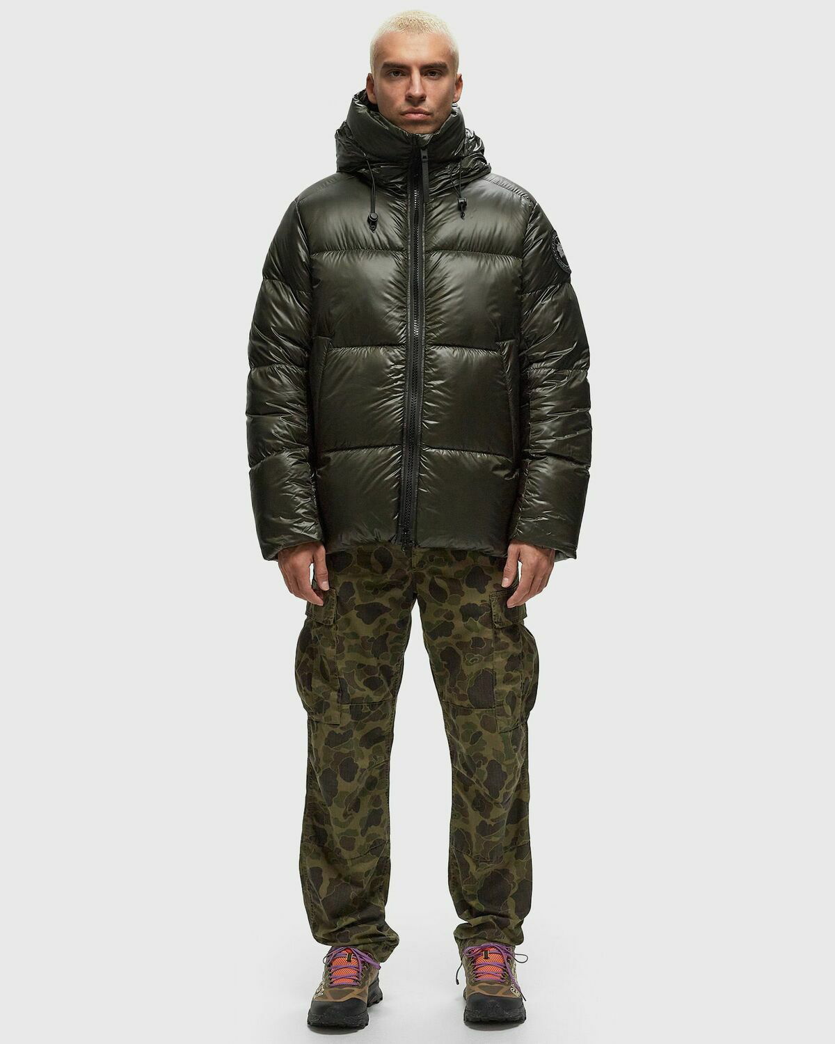 Canada Goose Crofton Puffer - Black Disc Green Mens Down & Puffer ...