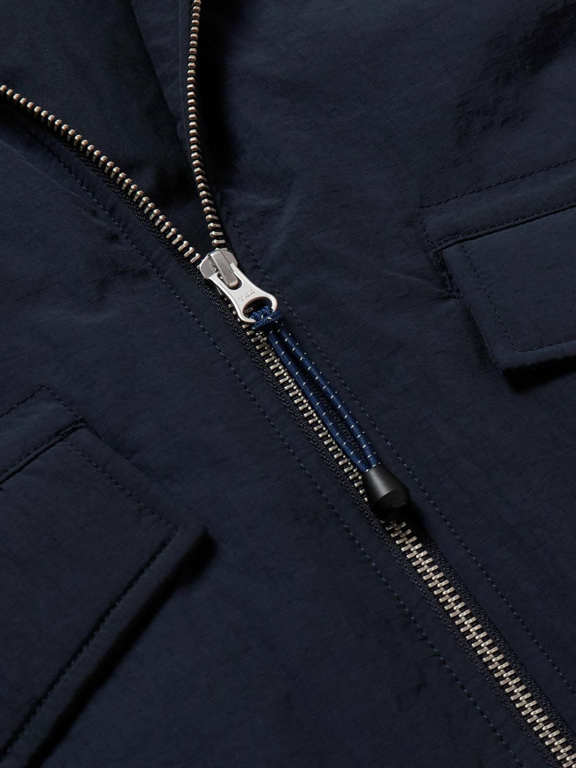 Folk - Padded Nylon-Ripstop Bomber Jacket - Blue Folk
