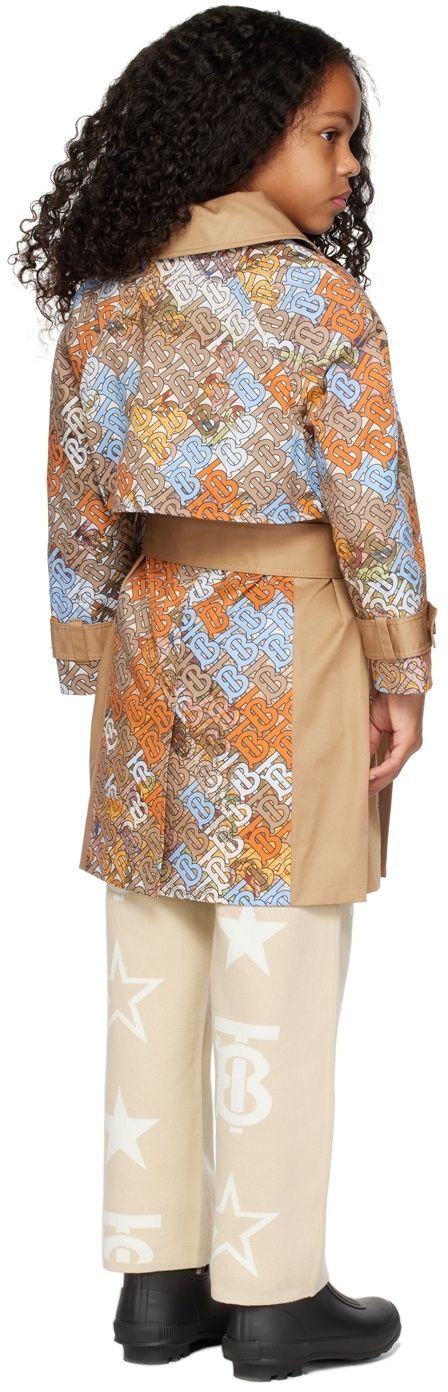 Burberry Kids Beige Finn Trench Coat Burberry
