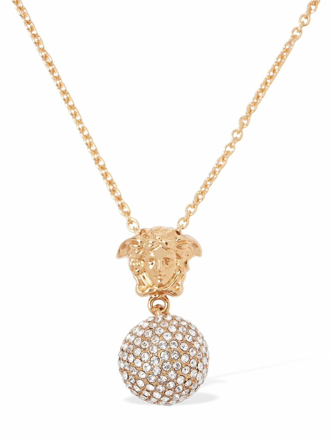 VERSACE - Logo Crystal Necklace Versace