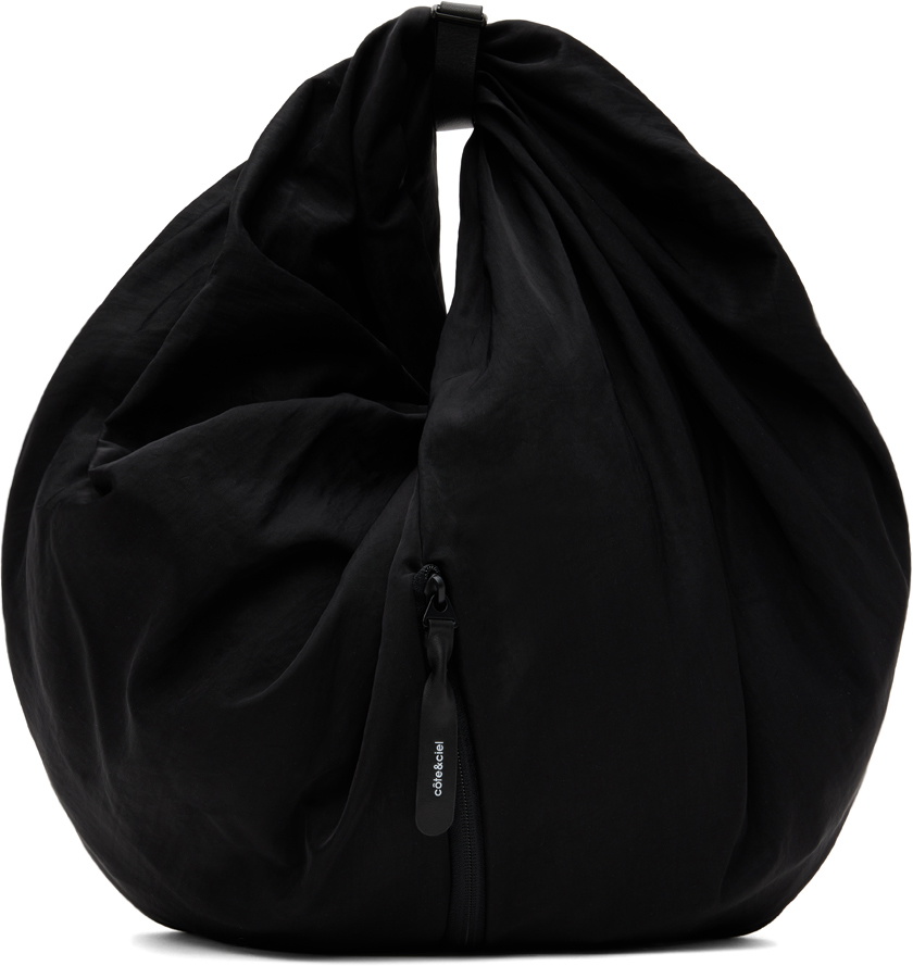 Côte&Ciel Black Aóos L Smooth Bag Cote & Ciel