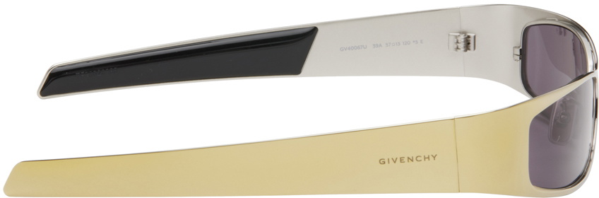 Givenchy Silver & Gold G Scape Sunglasses Givenchy