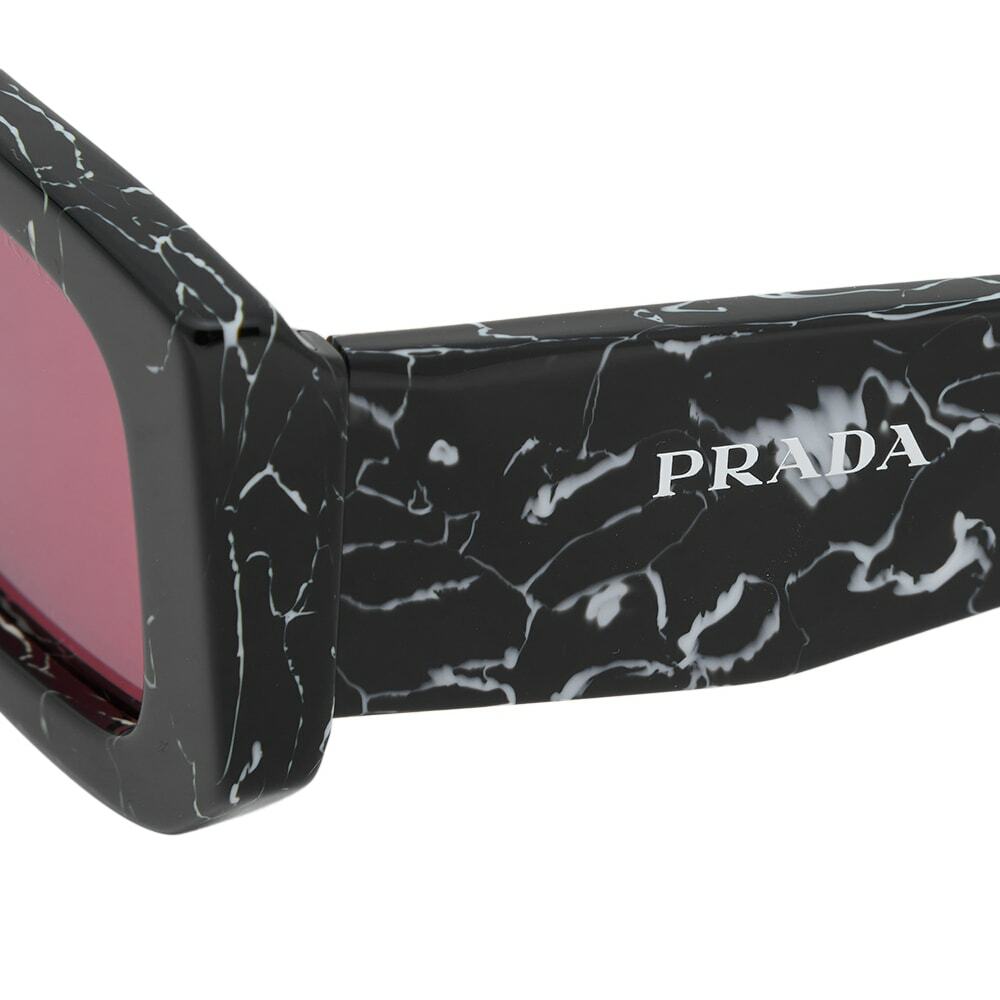 Prada Eyewear Prada PR 06YS Symbole Sunglasses in Black/Red Prada